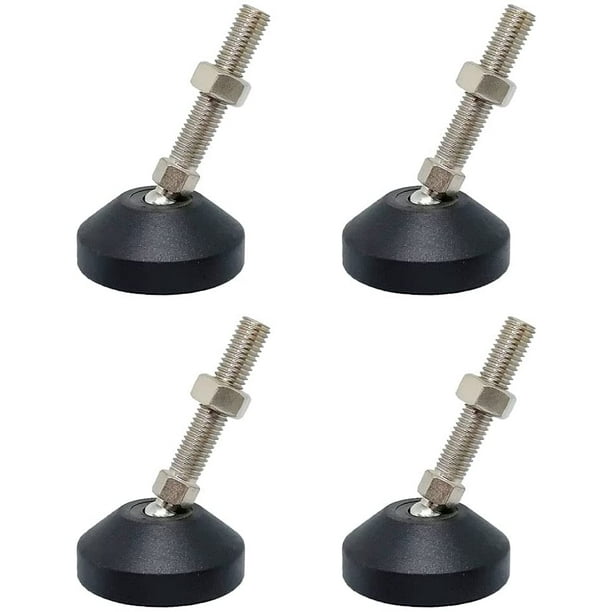 4 Pieces Adjustable Table Leg Leveling Feet Adjusting Screws Furniture ...