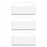 Ultra Tabs Repositionable Tabs, Wide and Slim: 3" x 1.5", 1/3-Cut ...