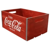 Leigh Country Wooden Red Coca-Cola Crate, Large - Walmart.com