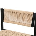 Counter Stools Set of 2, Paper Rope Upholstery | Modern Elegance, Quick ...