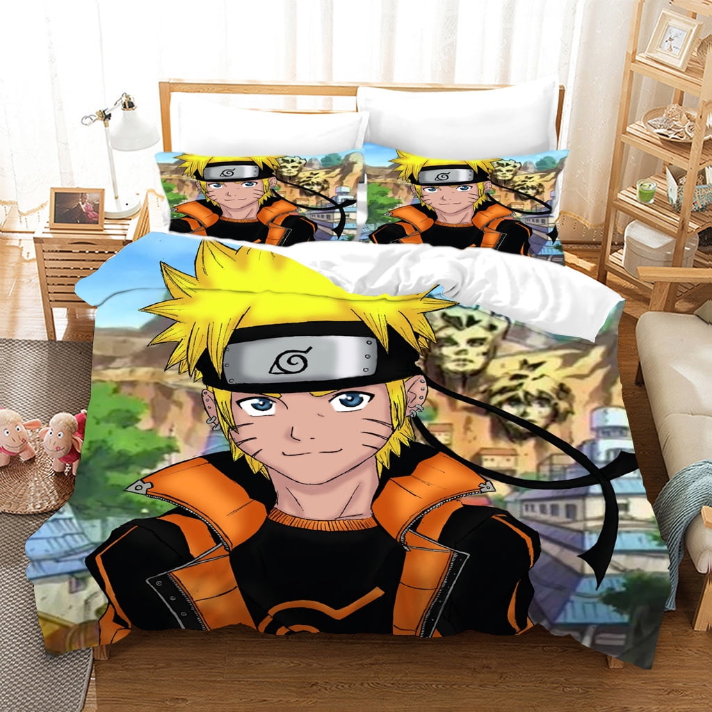 Novelty Uzumaki Bedding Bed Set Twin Full Queen King Size Itachi ...