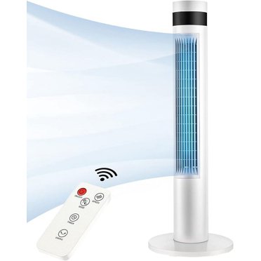 Genesis Powerful 43 Inch Oscillating Tower Fan With Max Air Quiet ...