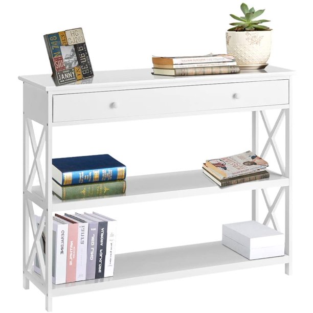 Erommy Console Table Entryway Table 3 Tiered Sofa Table Classic X ...