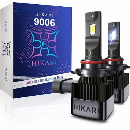 Hikari 2022 HyperStar 9006/HB4 20000LM Wireless LED Headlight Bulbs ...