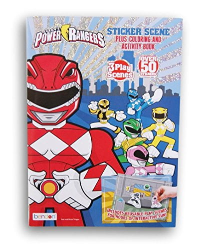 Power Rangers Sticker Scenes Coloring and Activity Book - Walmart.com