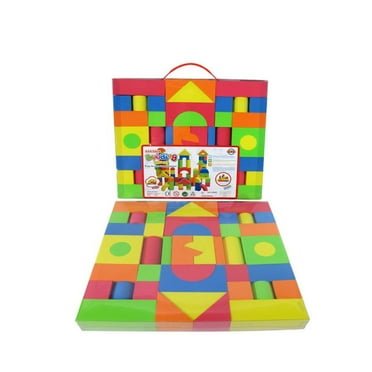 Large Foam Rubber Building Blocks. Ibrick Max 40 (30+10) Pieces ...