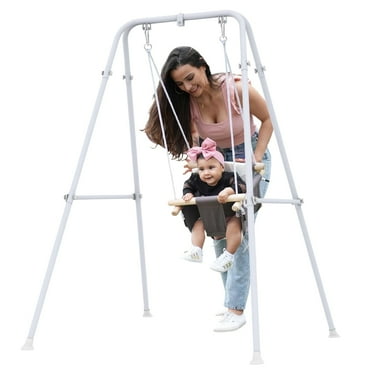 Monbebe 5-Mode Baby Swing with Bluetooth, Castle Point - Walmart.com