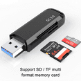 USB 3.0 Portable Card Reader for SD, SDHC, SDXC, MicroSD, MicroSDHC ...
