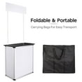 InstaHibit Popup Promotional Counter Table Booth Portable Demo Display ...