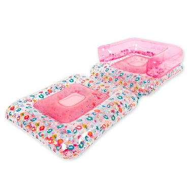Packed Party Luxe 61” Multi-Color Inflatable Pool Floatie for Females ...