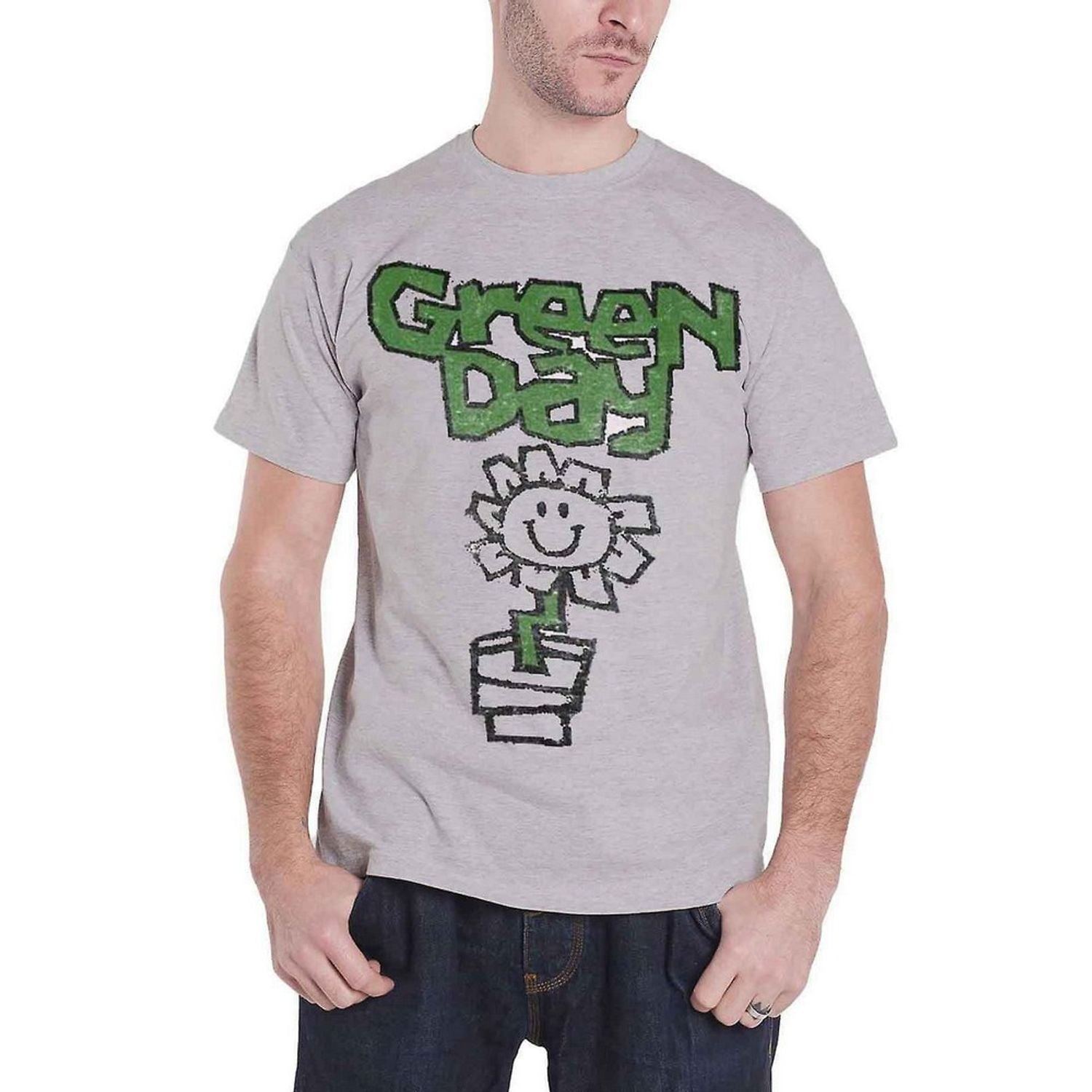 Click here for Green Day Adult Flower Pot T-Shirt Xl prices