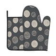 Kitchen Oven Mitts And Pot Holders Set 2pcs Waterproof Heat Resistant ...