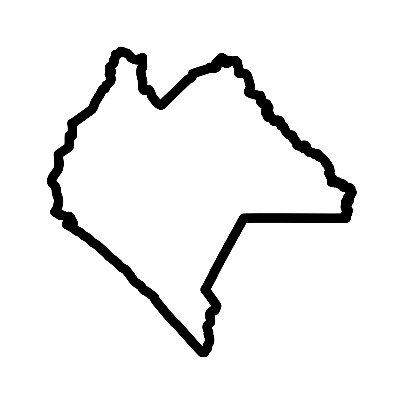 Chiapas State Shaped Sticker Decal Die Cut - Self Adhesive Vinyl - Weatherproof - Made in USA ...