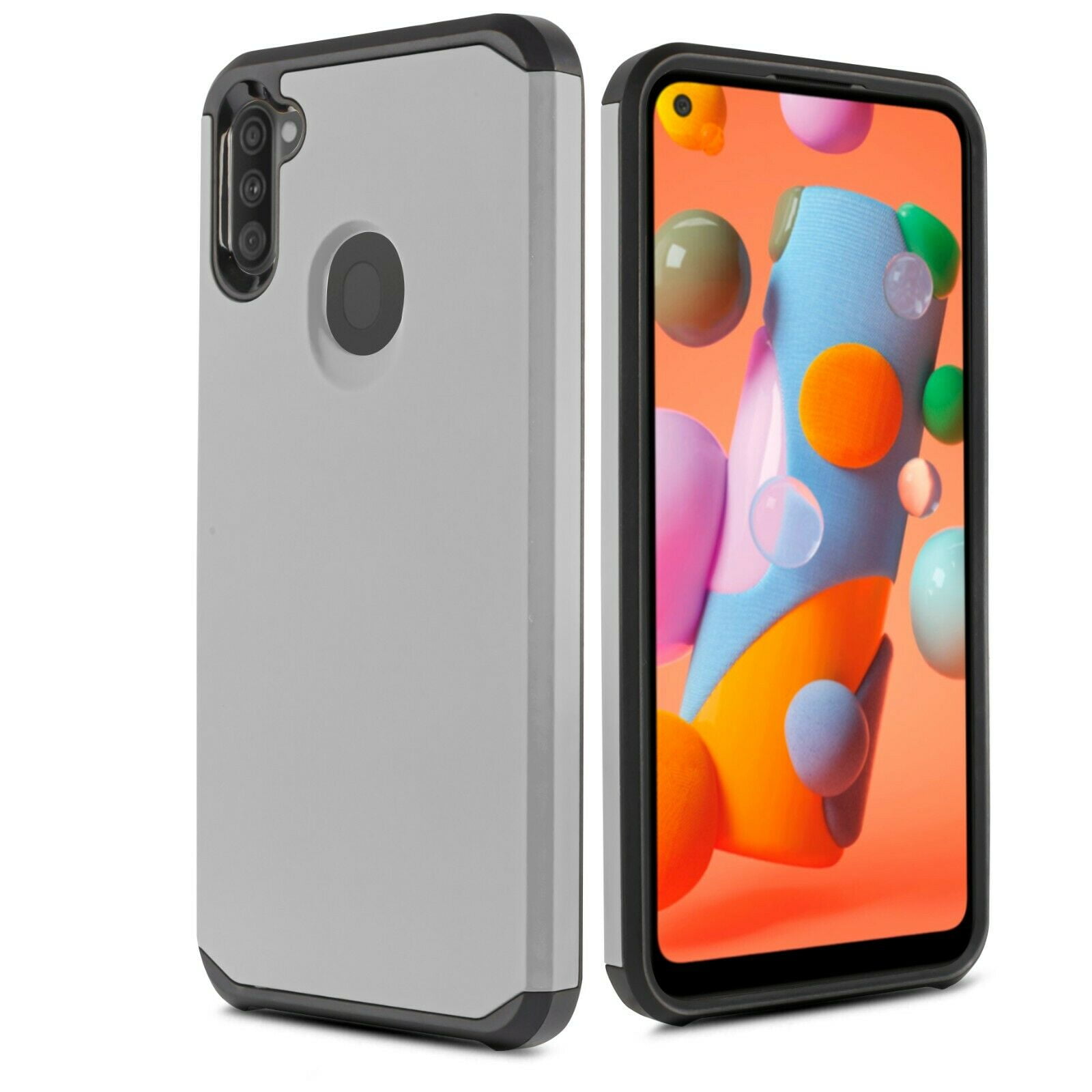 for Samsung Galaxy A11 Case Phone Case Shock Proof Edges Hybrid Hard ...