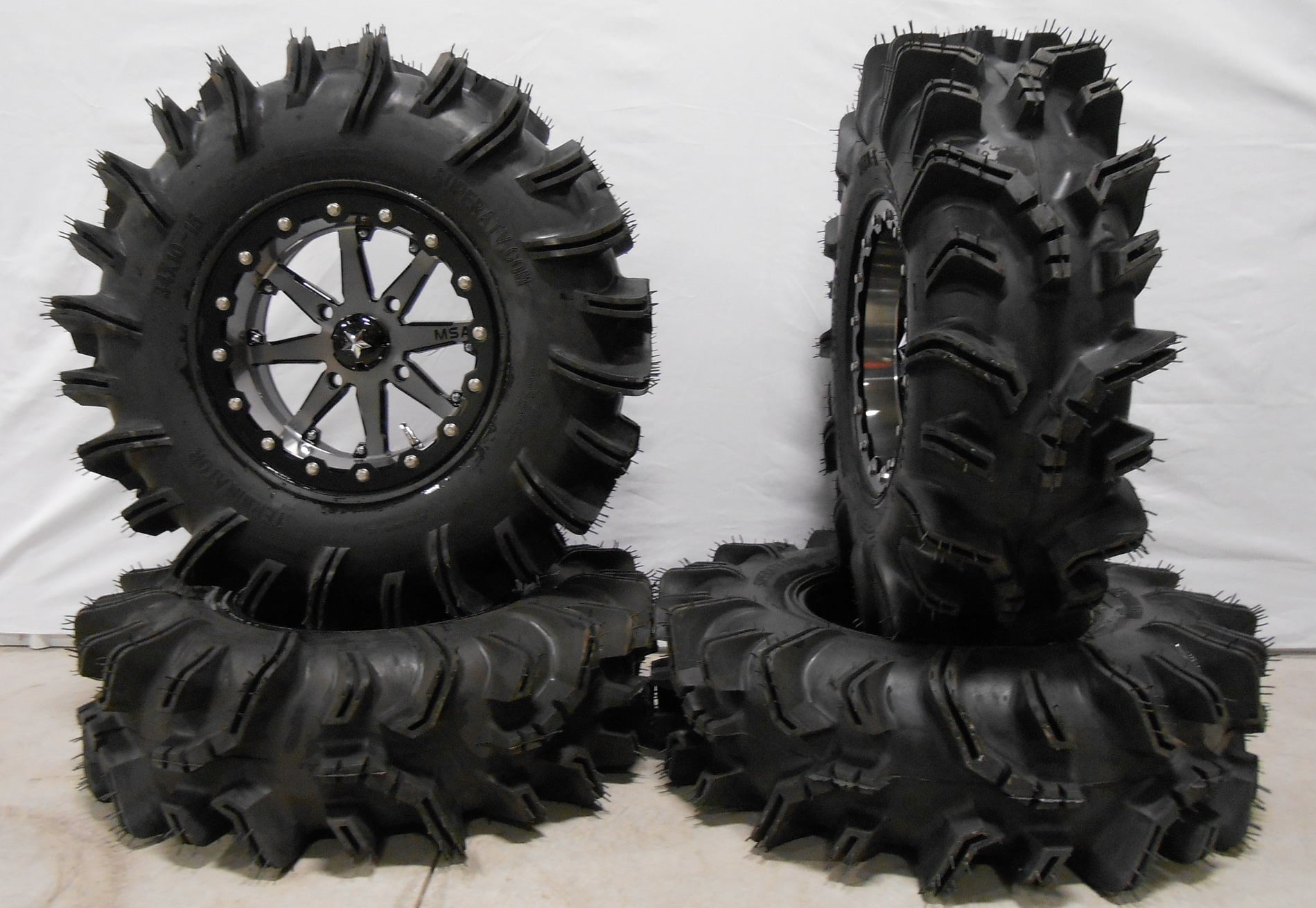 MSA Lok 15" UTV Wheels 34" Terminator Tires Polaris RZR XP 1000 / PRO ...