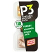 P3 Turkey, Ham & Cheddar Cheese Protein Snack Pack, 2.3 Oz Tray ...