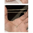 Apaison Luxury Sparkling D Color Moissanite Women Gold Plated Necklace ...