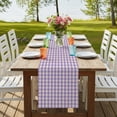 Buffalo Plaid Burlap Cotton Table Runner 13x90 Inches Long, Farmhouse ...