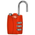 TraverGo 3 Digit Combination Lock, Red TR1120RD - Walmart.com