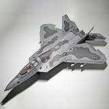 F22 Fighter Unassembled Paper Model Kit DIY Toy for Aviation ...