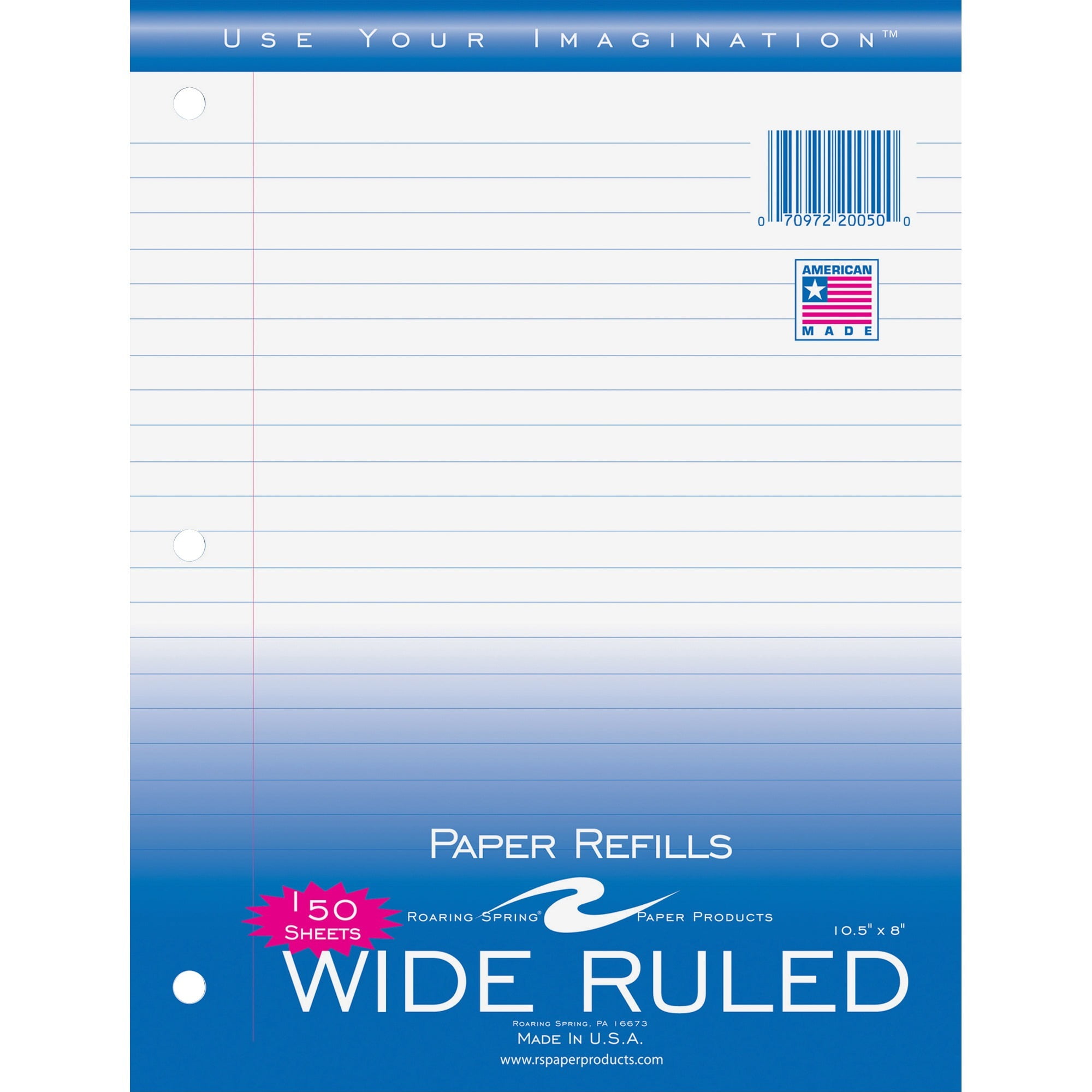 Roaring Spring Wide Ruled Loose Leaf Filler Paper 3 Hole Punched 10 5 roaring-spring-wide-ruled-loose-leaf-filler-paper-3-hole-punched-10-5