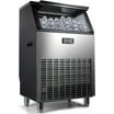 Summit BIM44G Built-In 50 lb. Clear Icemaker with Auto Defrost and ...