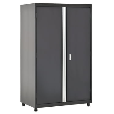 Muscle Rack 36"W x18"D x72"H Welded Storage Cabinet - Matte Black ...
