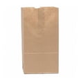Kraft Gusset Fold Top Paper Bags, Brown, 500 Ct - Walmart.com