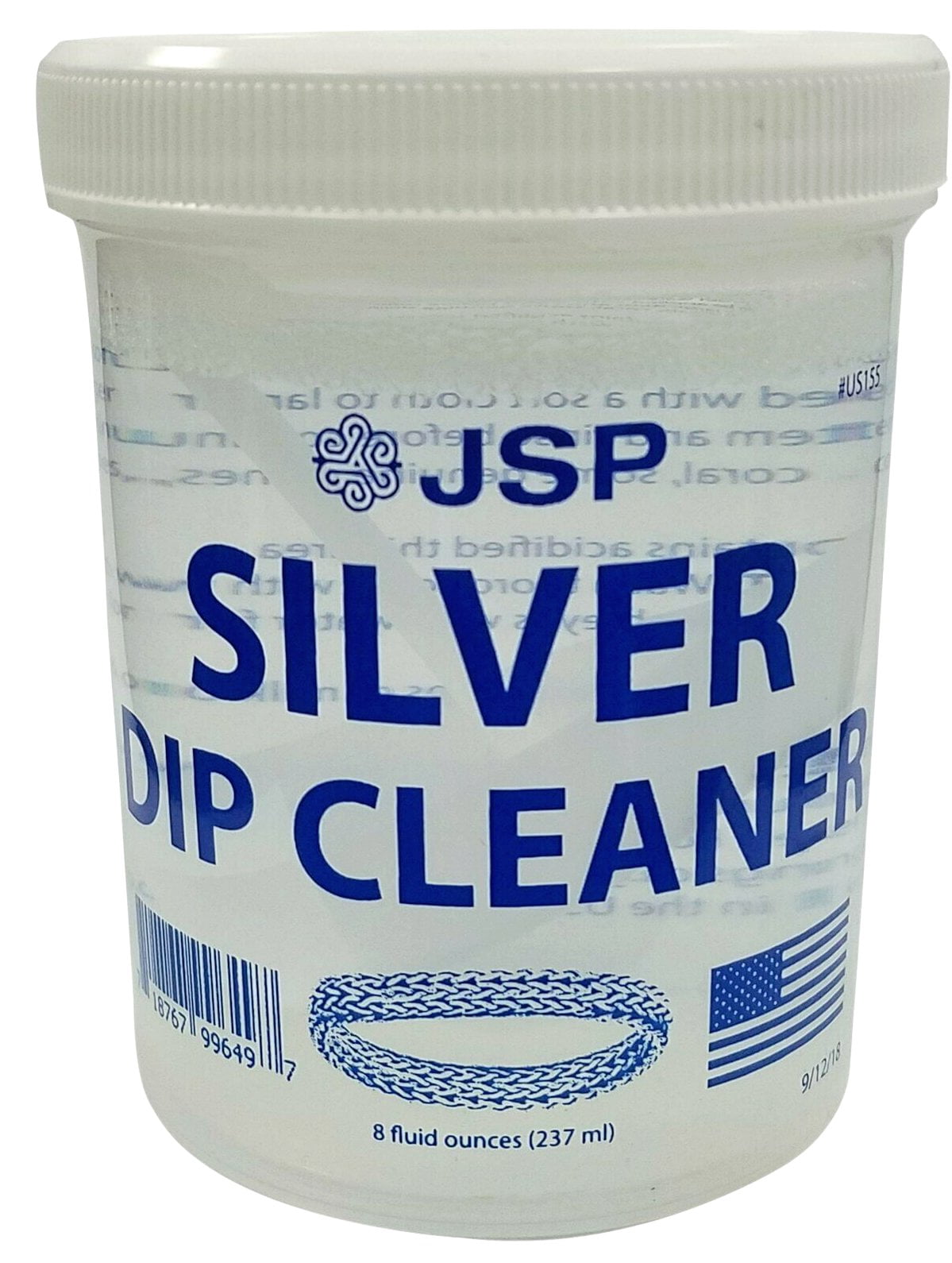 Sterling Silver Dip Cleaner Tarnish Remover 925 Jewelry Cleaning ...