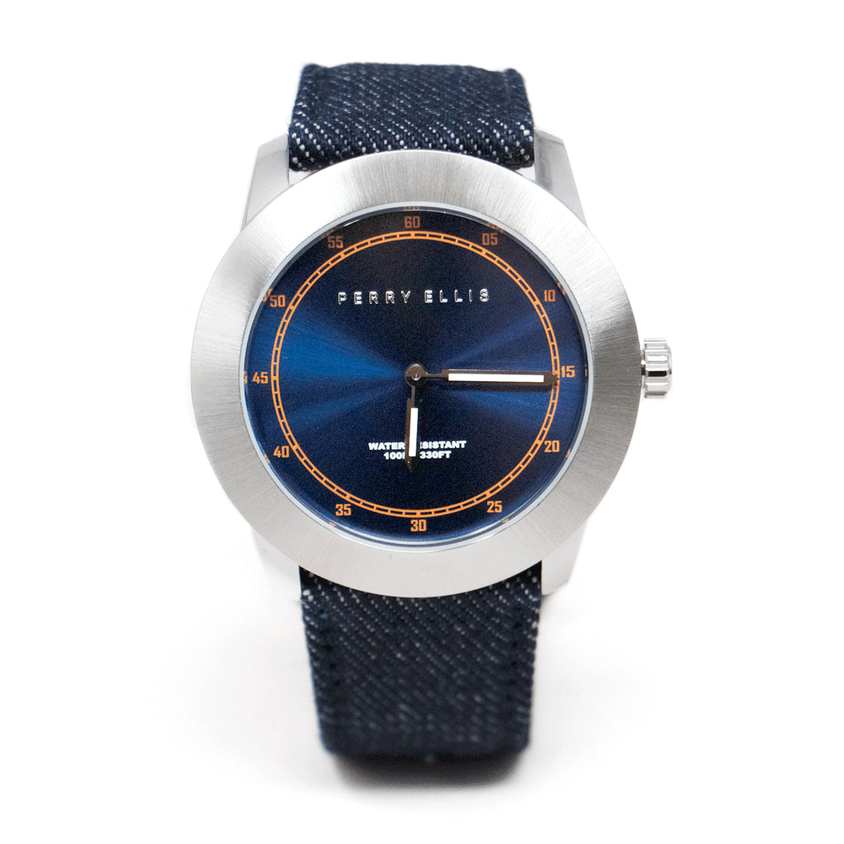 Reloj Perry Ellis Para Hombre Color Azul Denim de 44 Mm Perry Ellis ...