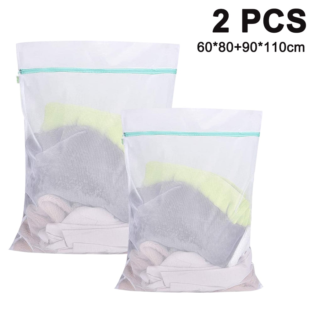 2 X LINGERIE MESH WASHING NETS NET WASHING MACHINE BAGS 5015302464226 ...
