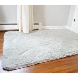 Plush Rug - Silver Birch - Walmart.com