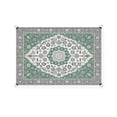 Boho Flower Sun Shade Sail 6.5'X10' Green Gray Bohemia Geometric Tribal ...