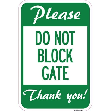 SignMission A-1218-23281 12 x 18 in. Aluminum Sign - Please Do Not ...