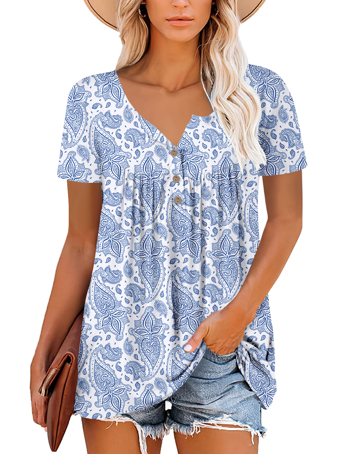 Women's Clementine Long Sleeve Flowy Shirt - Walmart.com