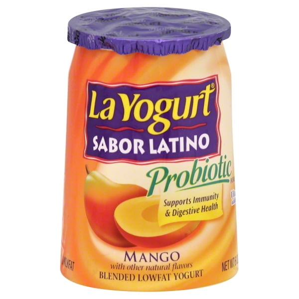 La Yogurt Sabor Latino Probiotic Mango Blended Lowfat Yogurt, 6 oz ...