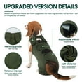 Kuoser Dog Surgery Recovery Suit Thigh Wound Protective Sleeve for Dog ...