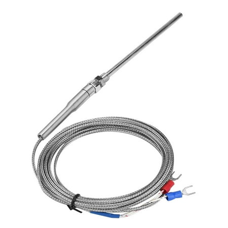 M8 Thread Type K Thermocouple 100mm Probe Temperature Sensor Wire ...