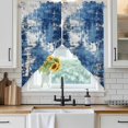Abstract Mottled Texture Swag Curtain Valance for Window 2 Panels Retro ...