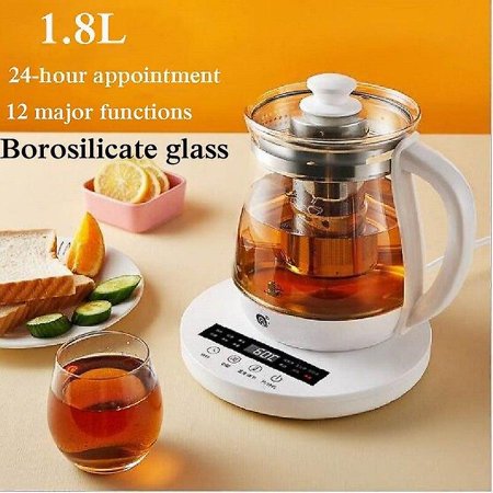 220V Health Pot Household Multifunctional Glass Electric Tea Pot 1.8L ...