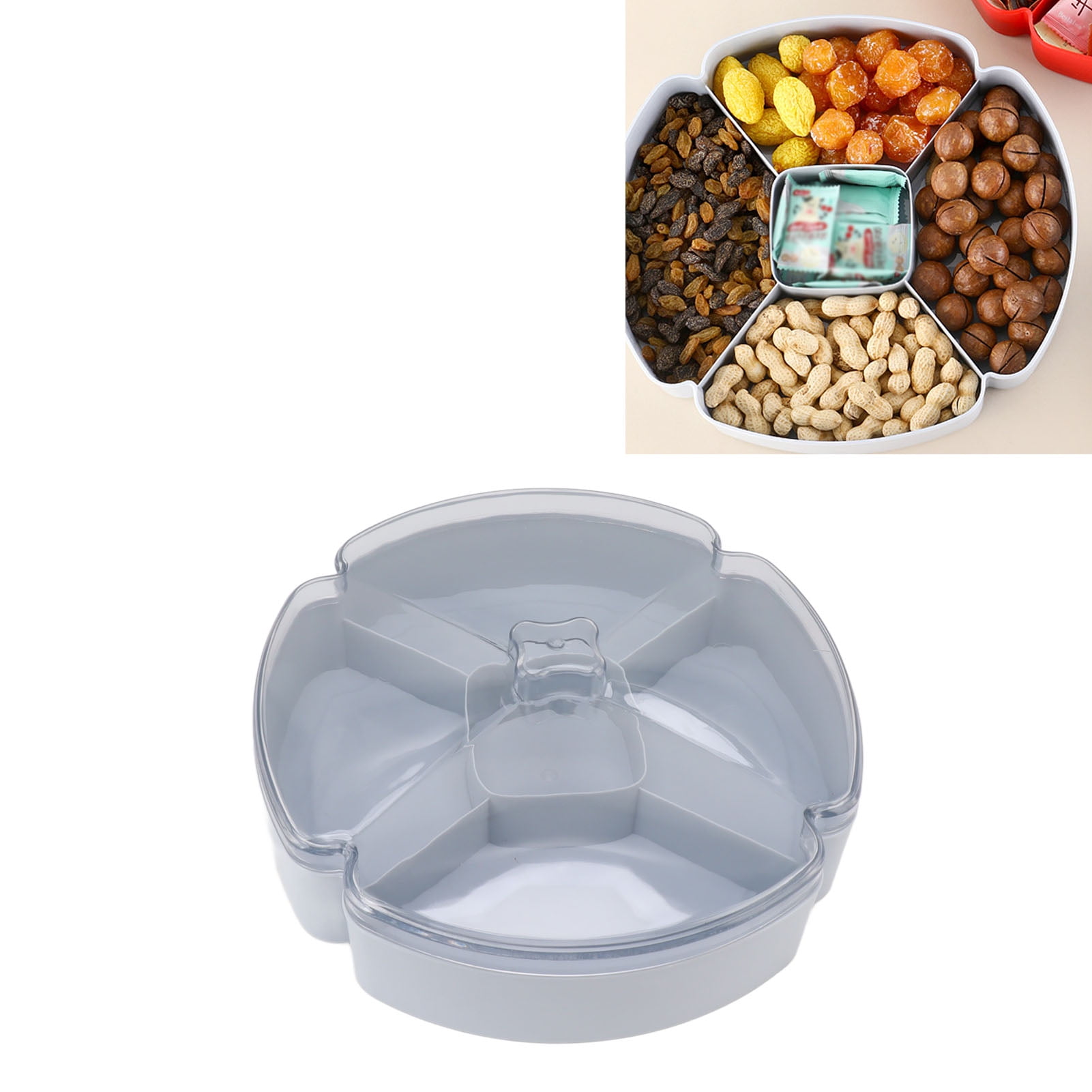 Click here for Estink Snack Serving Tray  Round Plastic Veggie Tr... prices