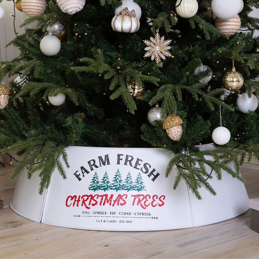 Click here for Hallops White Oversize Galvanized Christmas Tree C... prices