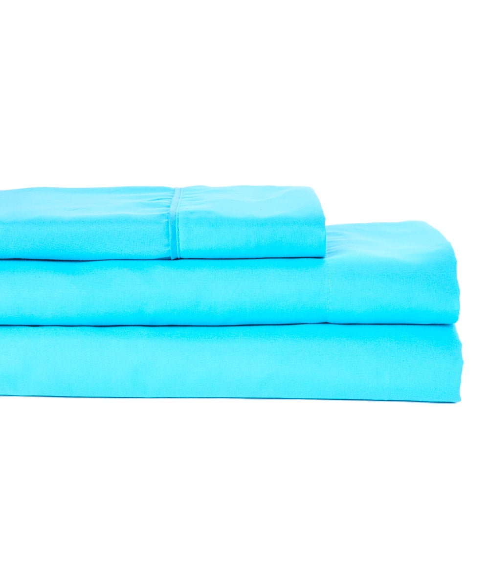 Premier Colorful Collection Soft Super Bright Microfiber Sheets 4 Piece ...