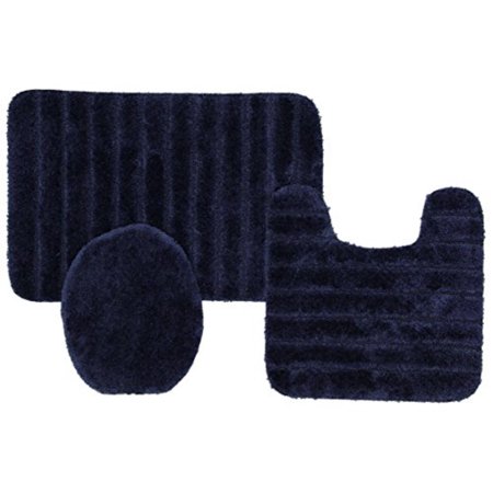 Mohawk Home Bath Rug Set, 20x30, 20x20 Contour and Universal Toliet Lid ...
