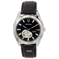 Bulova Wilton Men's Wrist Watch, Automatic, Silver Dial, Blue Hands ...