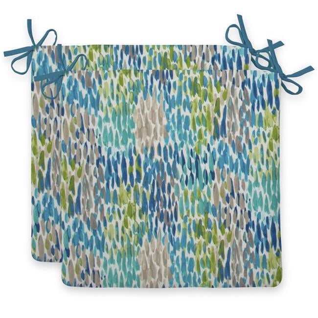 Ella Finley 70333 April Showers Indoor & Outdoor Seat Cushion Squared ...