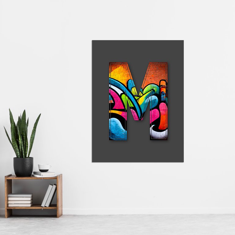 Lettera M Graffiti Cool Fun Summer Burner. #tasteone #graffiti