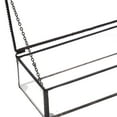 BESTYASH Glass Keepsake Box Trinket Case with Iron Frame Multiuse ...