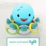 Infantino Light-up Octopus Ring Catcher Bath Toy with Five Rings, Age 6 ...