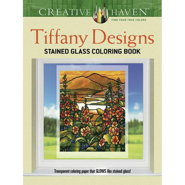 Creative Haven Coloring Books Creative Haven Tiffany Designs Stained Glass Coloring Book